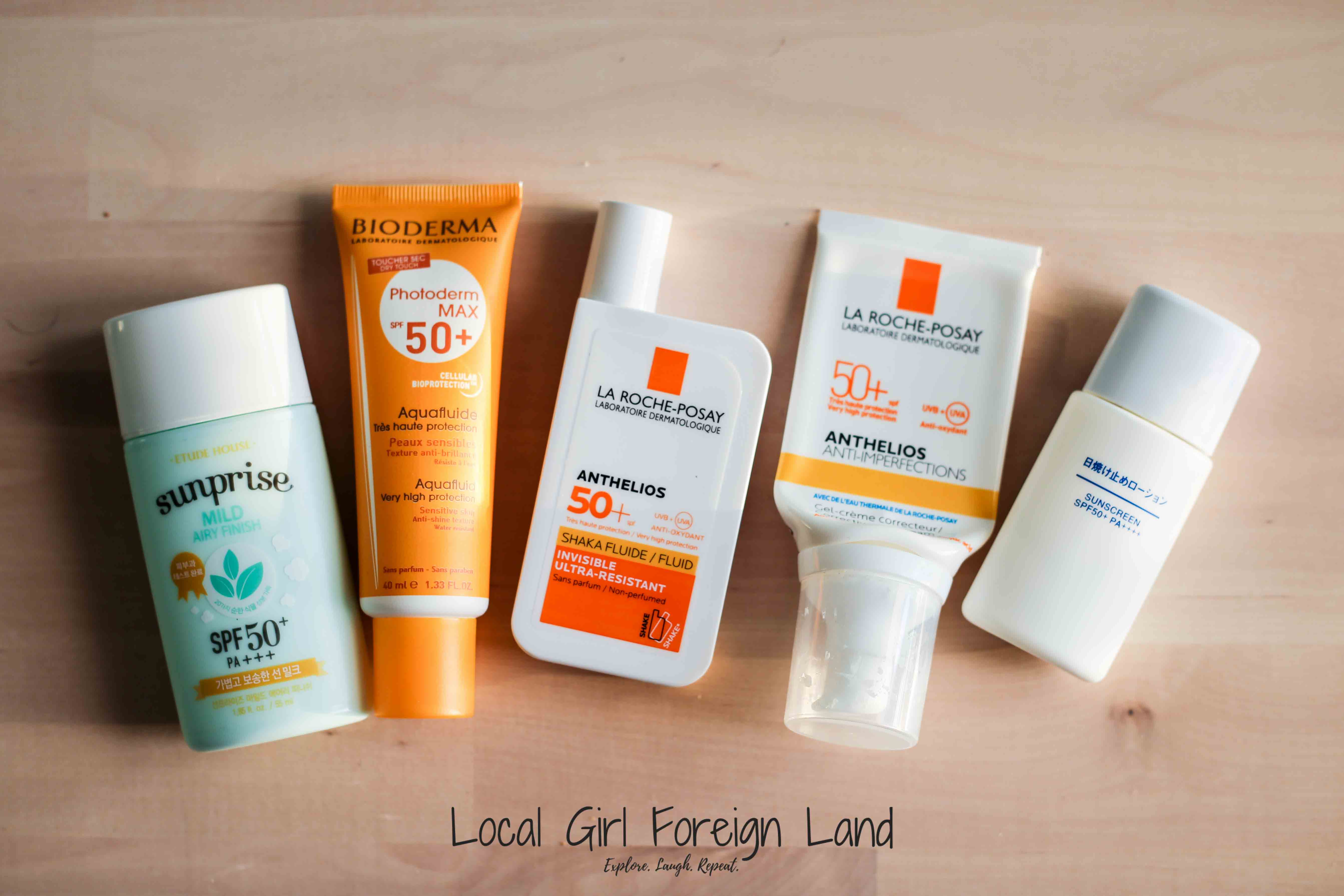 Sunscreen Empties Review French Japanese Korean Brands Local Girl Sunscreen Empties Review French Japanese Korean Brands Local Girl